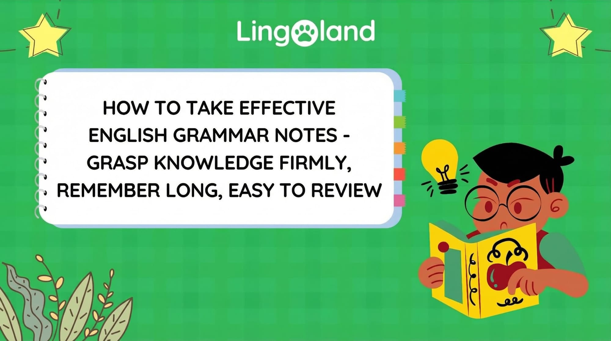 Effective Ways to Take Notes on English Grammar - Master the Knowledge ...